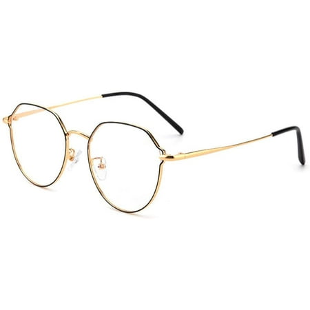 Blue Light Blocking Glasses Fashion Metal Frame Glasses Office ...