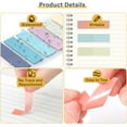 2000Pcs Adhesive Tabs for Annotating Books, Morandi Book Tabs for ...
