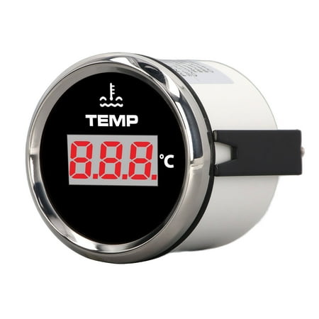 Digital Temp Gauge, 0-120 Degrees Celsius 9-32V DC Water Temperature ...