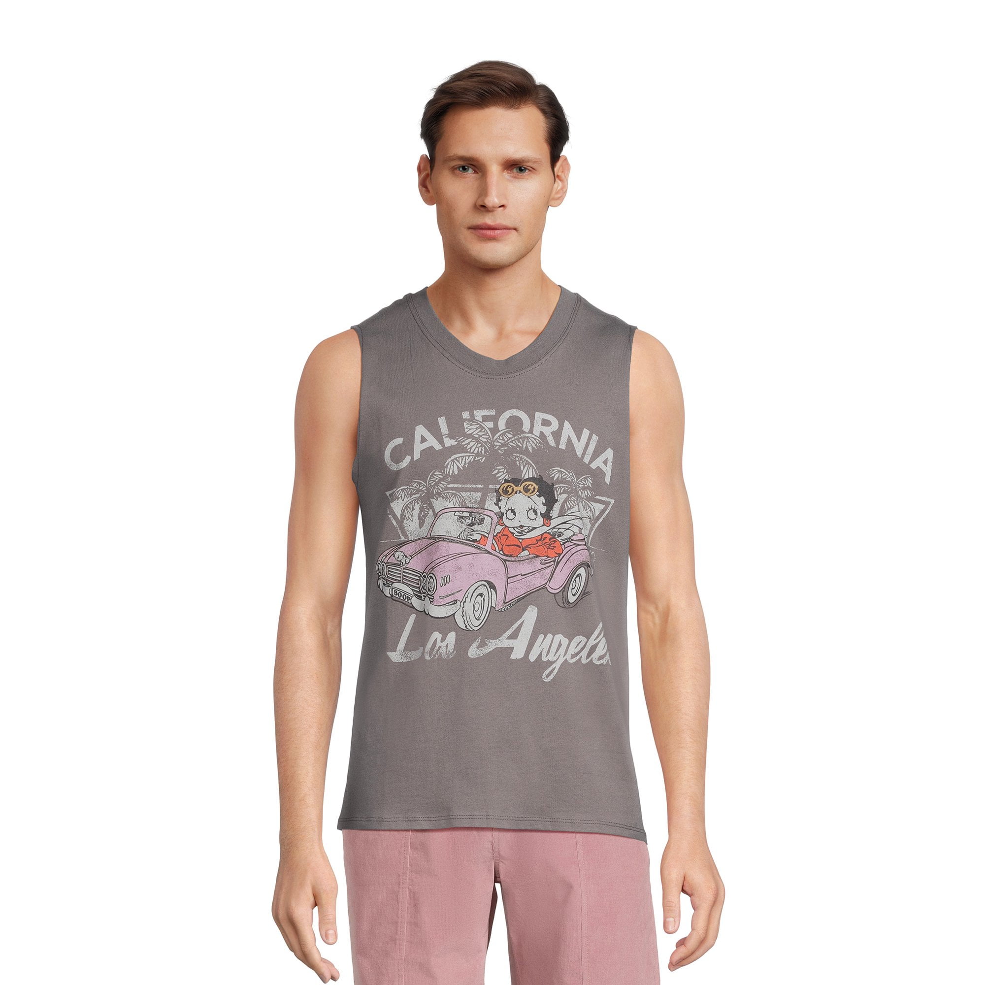 Betty Boop Men's & Big Men's Graphic Muscle Tank Top, Sizes S-3XL ...