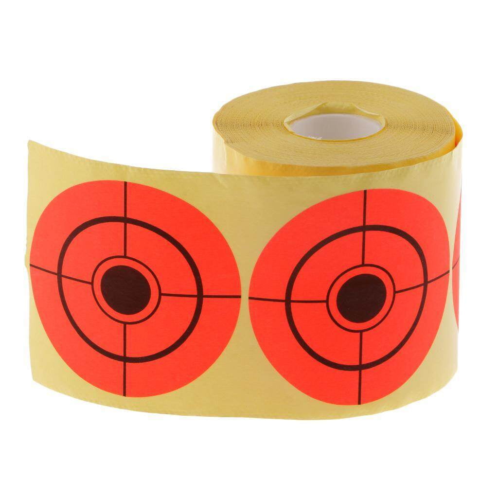 250pcs Paper Target Roll Florescent Target Shooting Practice Paper 3 ...