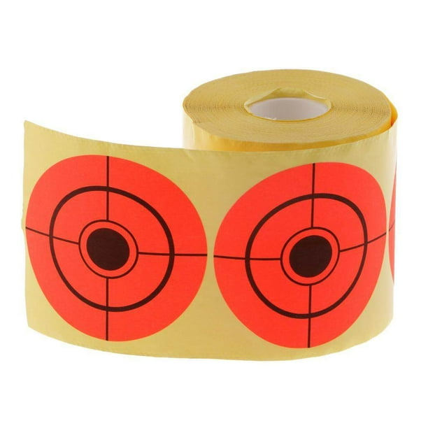 250pcs Paper Target Roll Florescent Target Shooting Practice Paper 3 ...