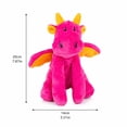 Plush Dinosaur Squeaky Chew Toy for Pets Soft Durable Teeth Cleaning ...