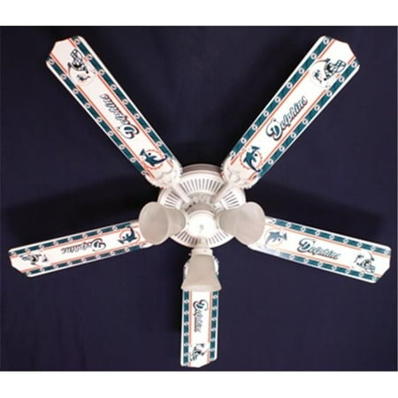 Ceiling Fan Designers 52FAN-NFL-MIA NFL Miami Dolphins Football Ceiling ...