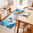 2x6ft Area Rug,Watercolor Flower Butterfly Washable Large Rugs Soft Non ...