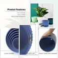 Supbessel - Plant Pots Indoor with Saucers & Drainage - Flower Pots ...