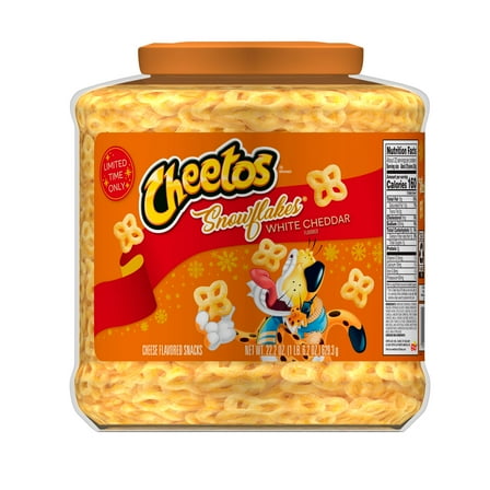 Cheetos Minis Snacks Snowy Cheese Balls White Cheddar Flavored, 3.625oz ...