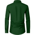 BTDECLAR Men's Dress Shirts Long Sleeve Solid Color Classic Button Down ...