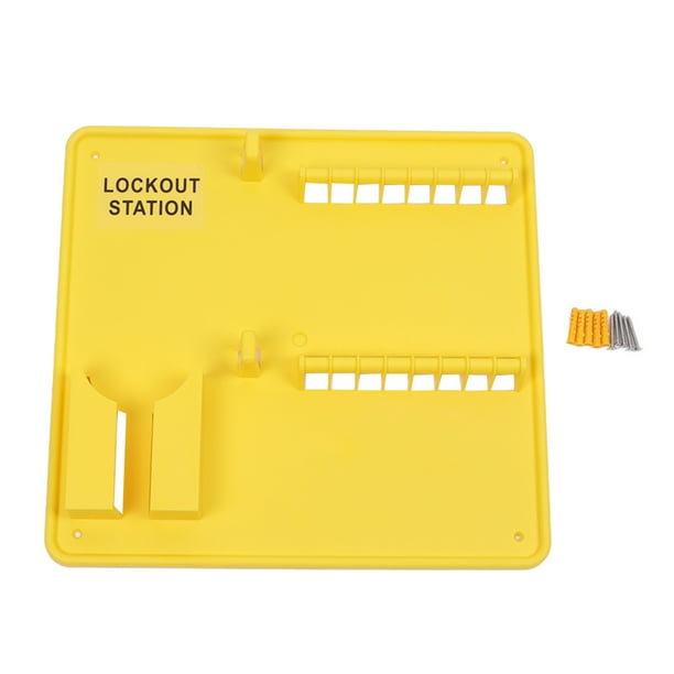 Safety Hasp Lock Station,Safety Lockout Station Wall Lockout Management ...