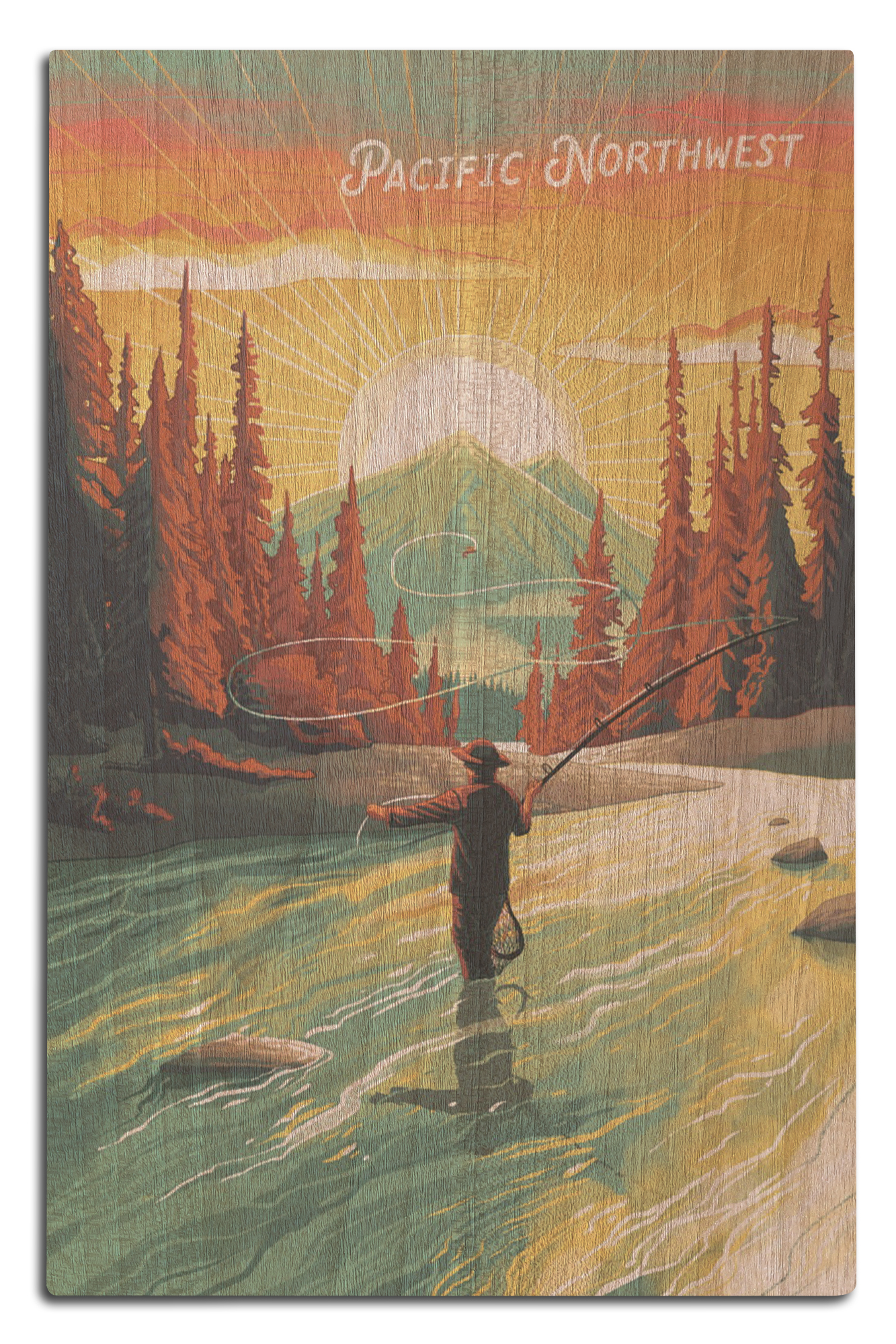 Pacific Northwest, This is Living, Fishing with Mountain Birch Wood ...