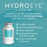HydroEye Dry Eye Supplement - Clinically Tested Formula with GLA, EPA ...