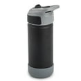 TAL Stainless Steel Ranger Straw Water Bottle 18 fl oz, Black - Walmart.com