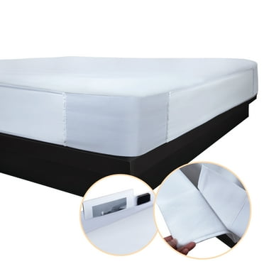 EVRI Adjustable Bed Sheet Straps with Metal Clamp Corners, 4 Pack ...