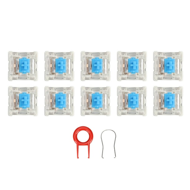 DIY Keyboard Switches,10Pcs Keyboard Switches Blue Keyboard Switch ...