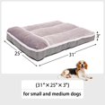 Dog Bed for Large Dogs, Dog Mattress with Pillow for Crate Kennel, Sofa ...