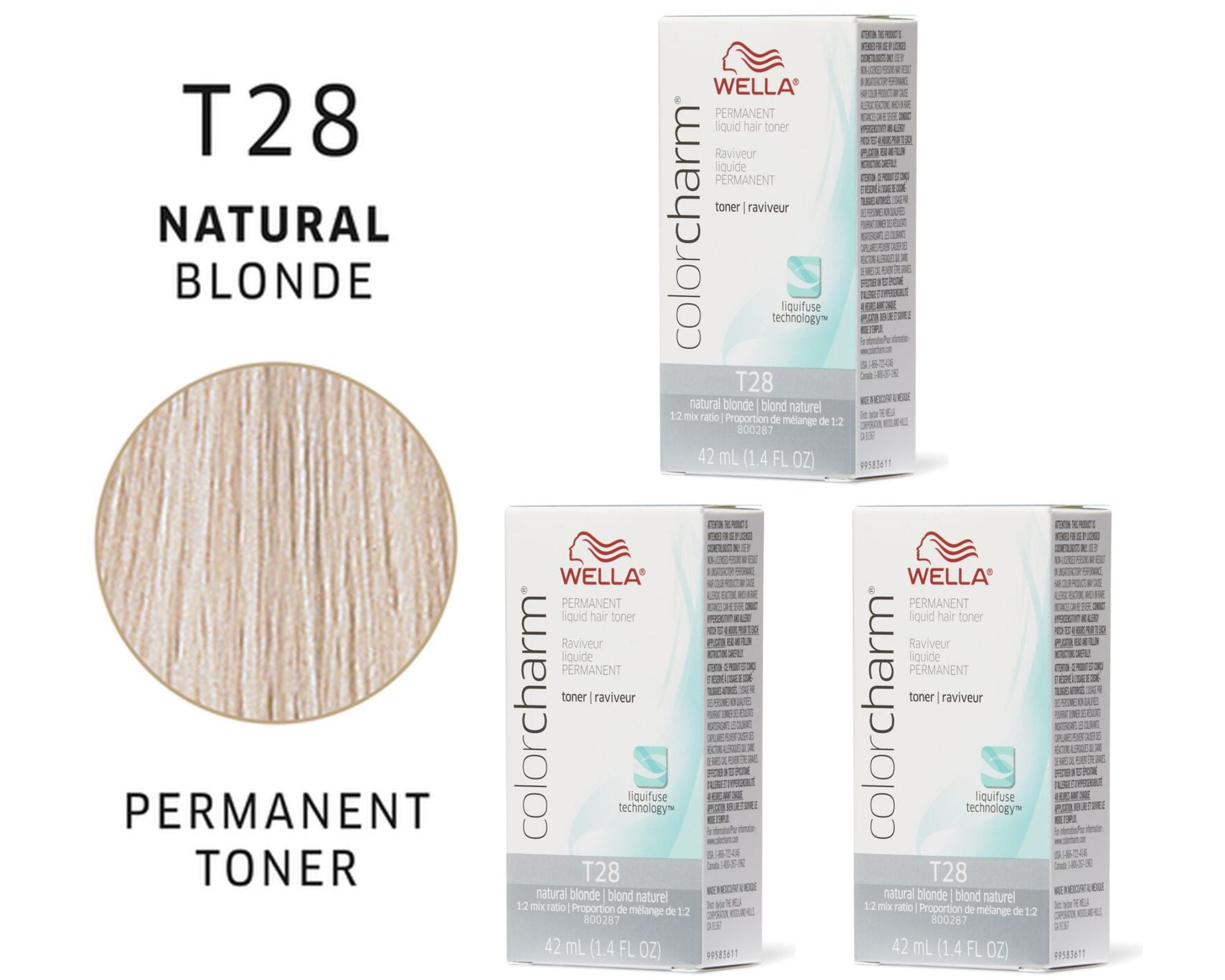 Wella Color Charm T28 x 3 - Walmart.com