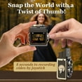 BlueFire Mini Vintage Digital Camera, Retro Design, 16GB, 12MP Photos ...