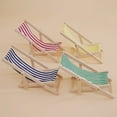 Mairbeon 1/12 Beach Chair Foldable Excellent Workmanship Mini Size ...
