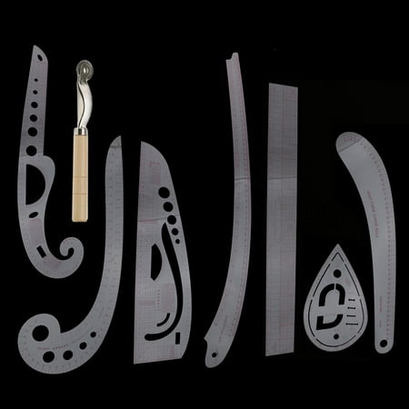 Practical Fashion Ruler Set -7 Pattern Design Ruler- Sewing Pattern ...