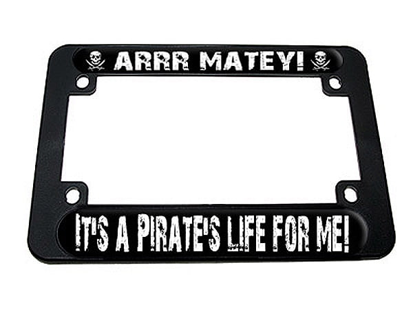 Arrr Matey - It's A Pirates Life For Me - Skull Swords Motorcycle ...