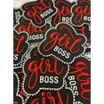 Red & Black, 1-pc "Girl Boss" Badge, Entrepreneur Homage Badge, Cute ...