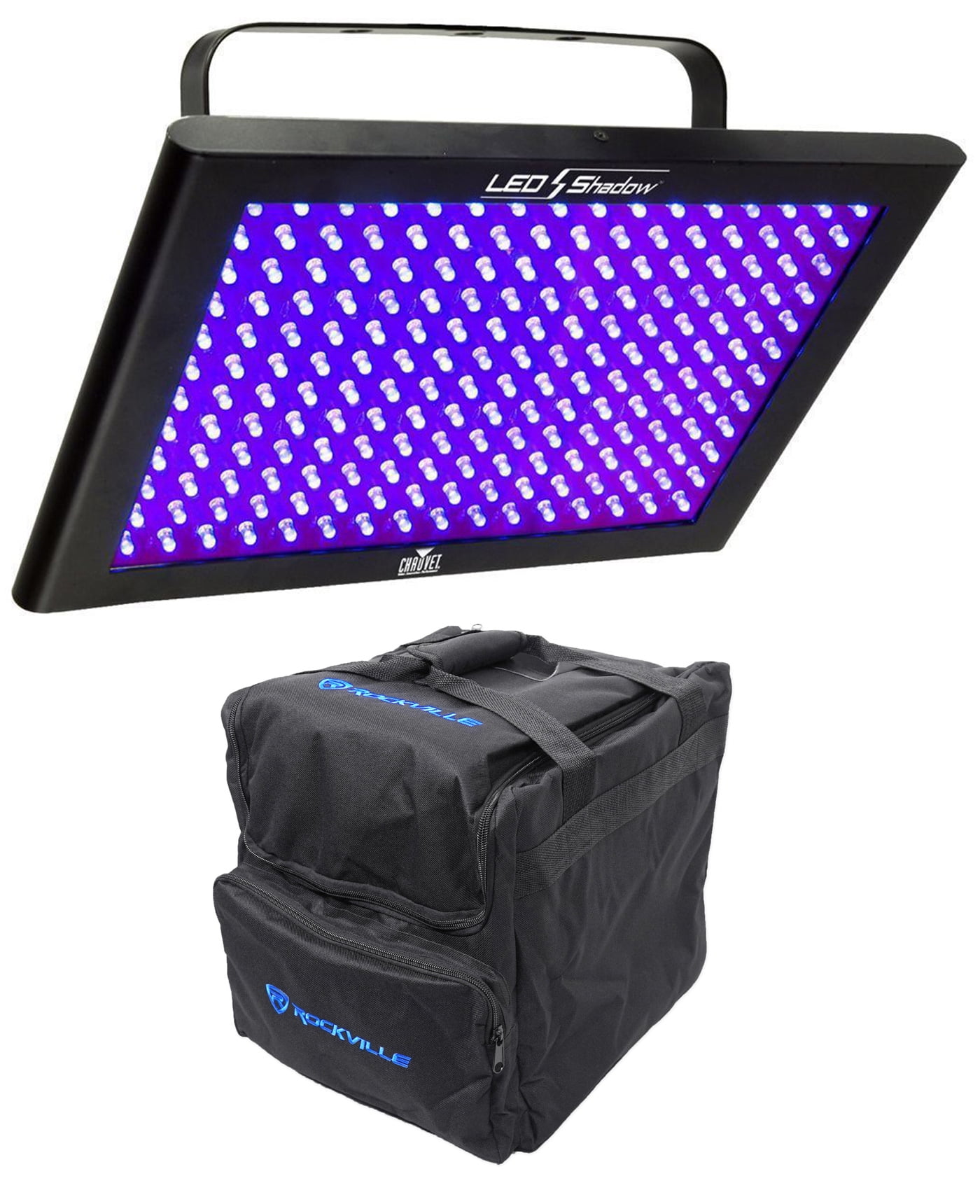 Chauvet DJ LED SHADOW / Club DMX 512 3 CH. Blacklight Panel+Carry Bag ...