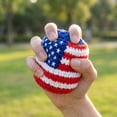 3Pcs Hand Knit Footbag Set Durable Linen Sand Filled Kicked Bean Bag ...