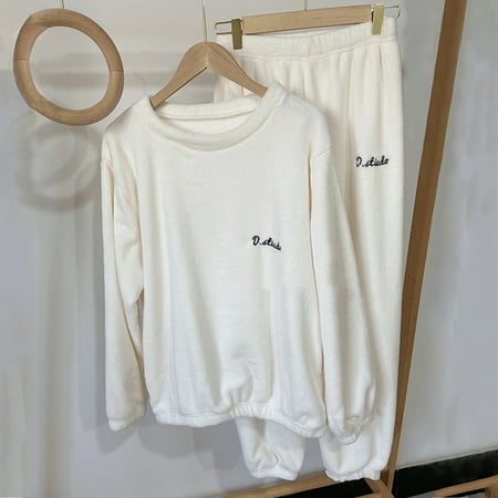 zanvin Women 2 Piece Outfits Clearance,Women's Coral Velvet Winter ...