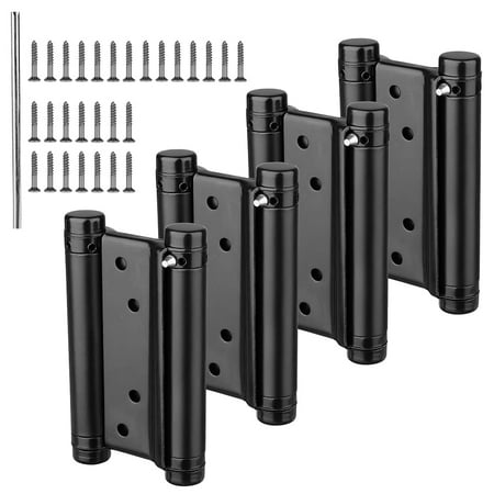 Happytakehome Stainless Steel Door Swing Hinge,4 Pack 4Inch Black Matte ...