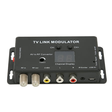 AV To RF Converter, TV Link Modulator TM70RG Adjustable Output Level ...