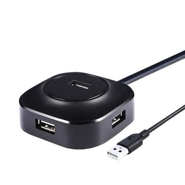 Langgg USB 2.0 Hub Splitter 4-Port Hub for PC Laptop High Speed Round ...