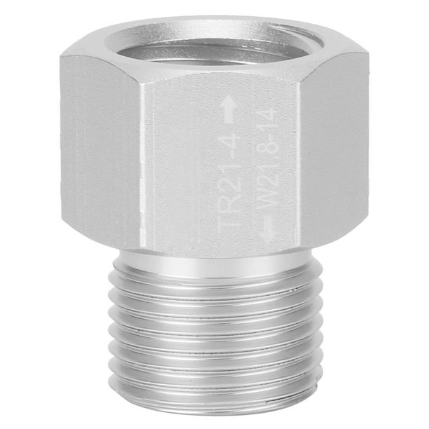 CO2 Adapter, Cylinder Adapter TR21-4 To W21.8-14 Household Professional for Aquarium Fish ...