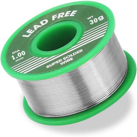 Solder wire, soft solder coated with rosin for electric soldering (1.0 ...