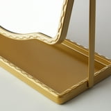 Home Decor Collection Stylehouse Gold Table Mirror with Storage ...