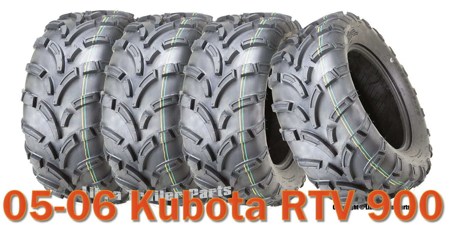 (4) 25x10-12 High Load Capacity ATV Tires fit 05-06 Kubota RTV 900 ...