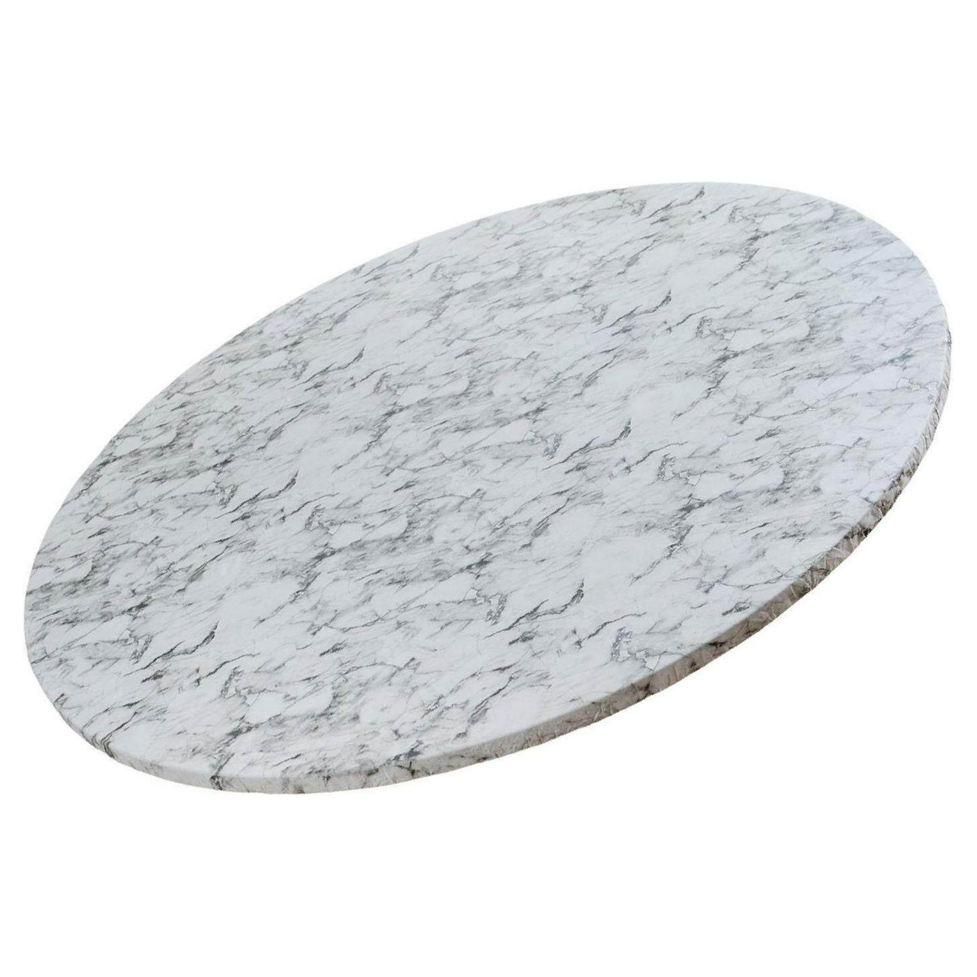 Click here for Langgg Round Vinyl Fitted Tablecloth With Flannel... prices