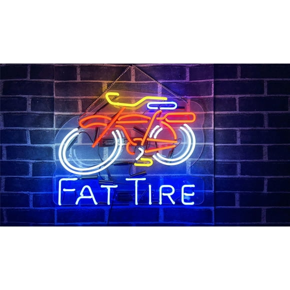 Fat Tire Neon Sign