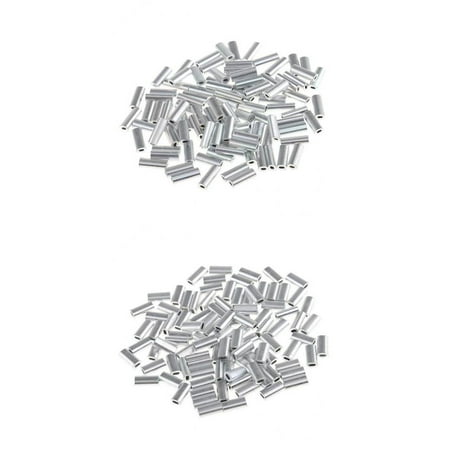 200 Pcs Aluminum Single Barrel Fishing Leader Sleeves | Walmart Canada