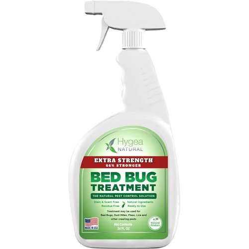 1PACK Hygea Natural Extra Strength Bed Bug Treatment Spray, 24 Oz ...