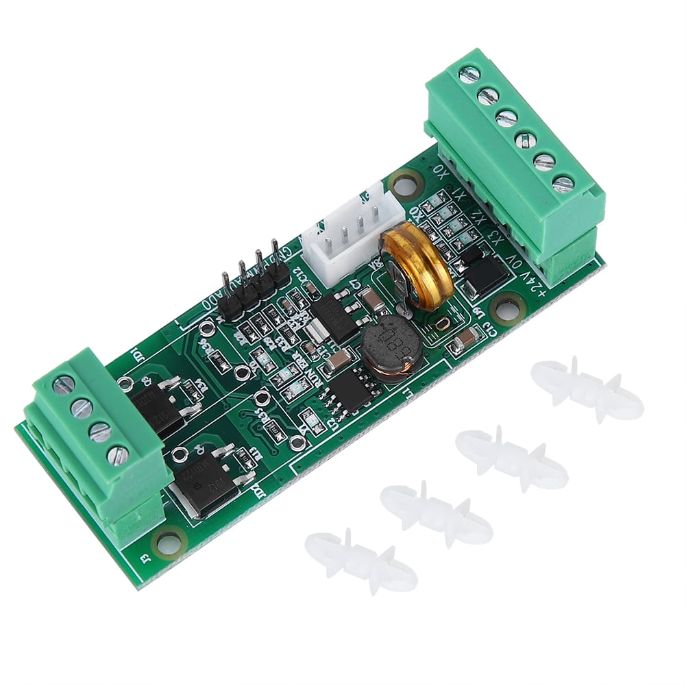 Risegun Controlador PLC, DC24V Controlador lógico programable 2 Canales ...