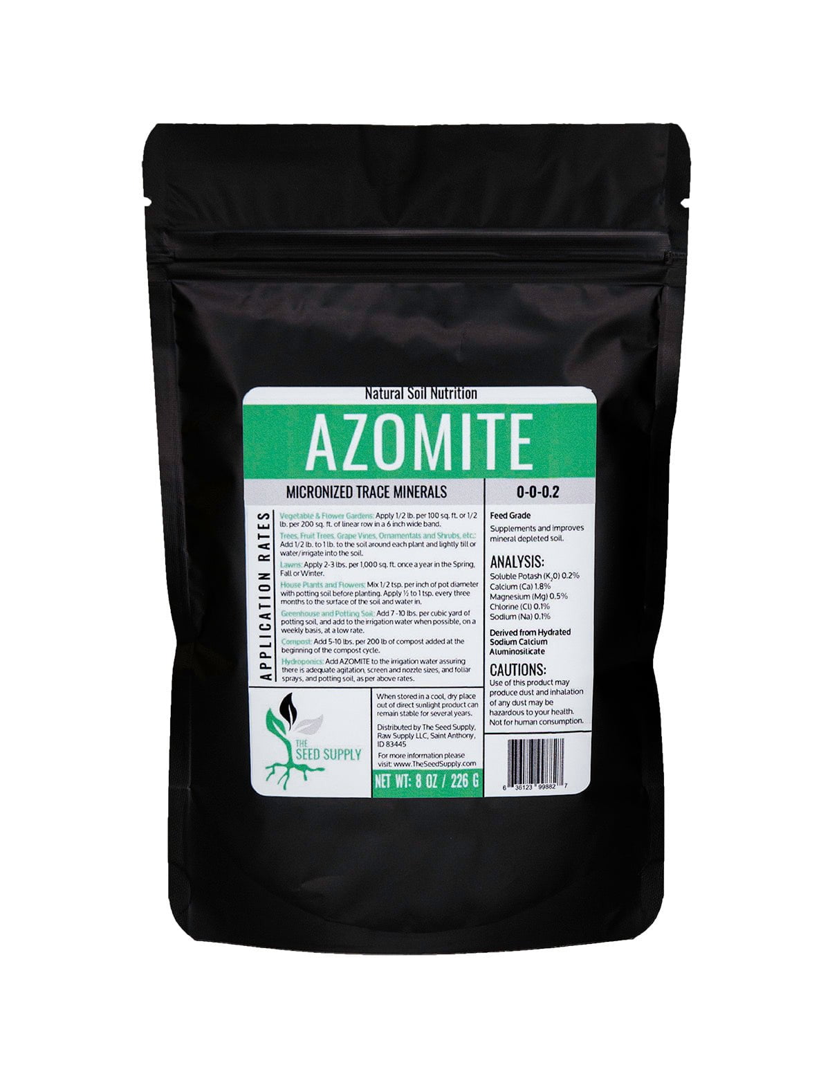 8 Ounce Micronized Azomite Trace Mineral Fertilizer Powder - Walmart.com