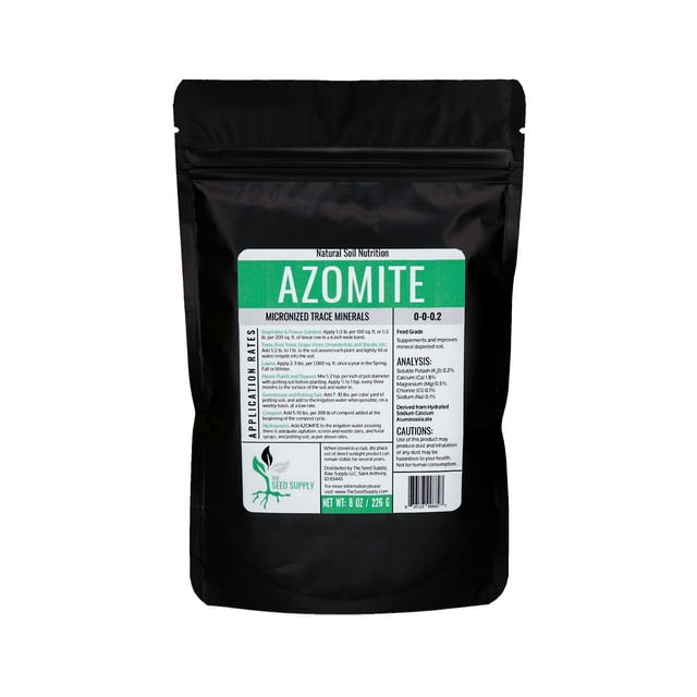 8 Ounce Micronized Azomite Trace Mineral Fertilizer Powder - Walmart.com