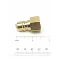 1/2" QDD Female NPT Hose Connector Plug, Brass Quick Release Valve ...