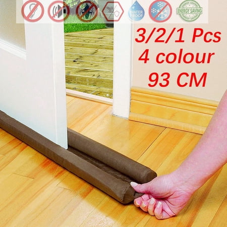4 Colour 93CM Brown Door Bottom Sealing Strip Stopper Guard Wind Dust ...