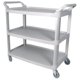 winco usa 3-tier utility cart, gray - Walmart.com