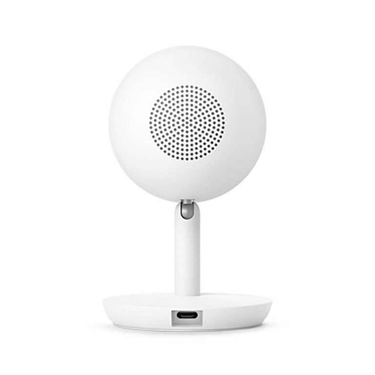 Nest Cam IQ Indoor Google Assistant 4K Supersight Security Monitor Camera White