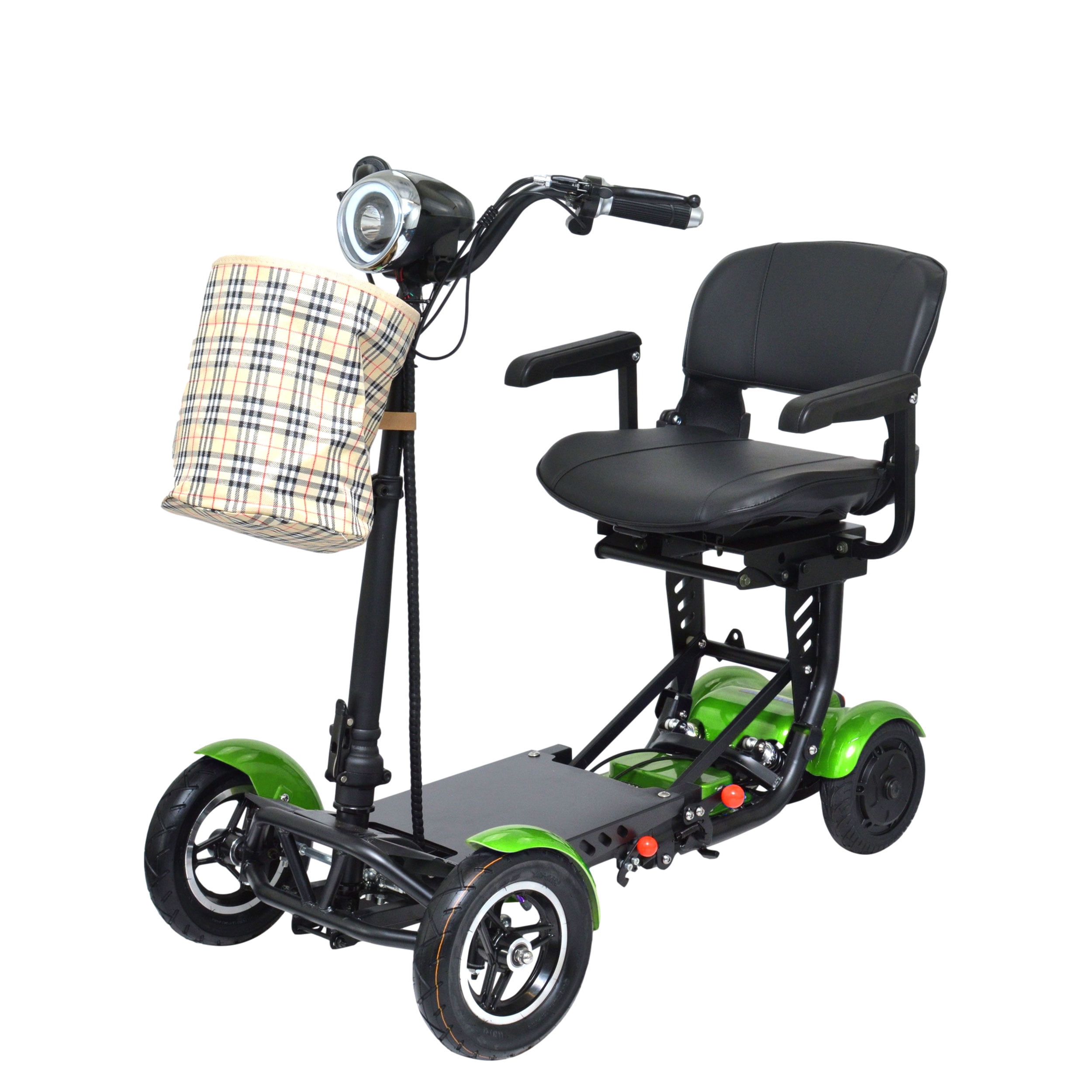 Bangeran Wide Seat Electric Motorized Compact Scooter, Foldable ...