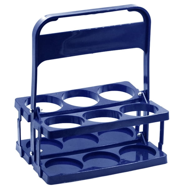 Storage Holder Wine Bottle Rack 6 Pack Foldable Reusable Shatterproof ...