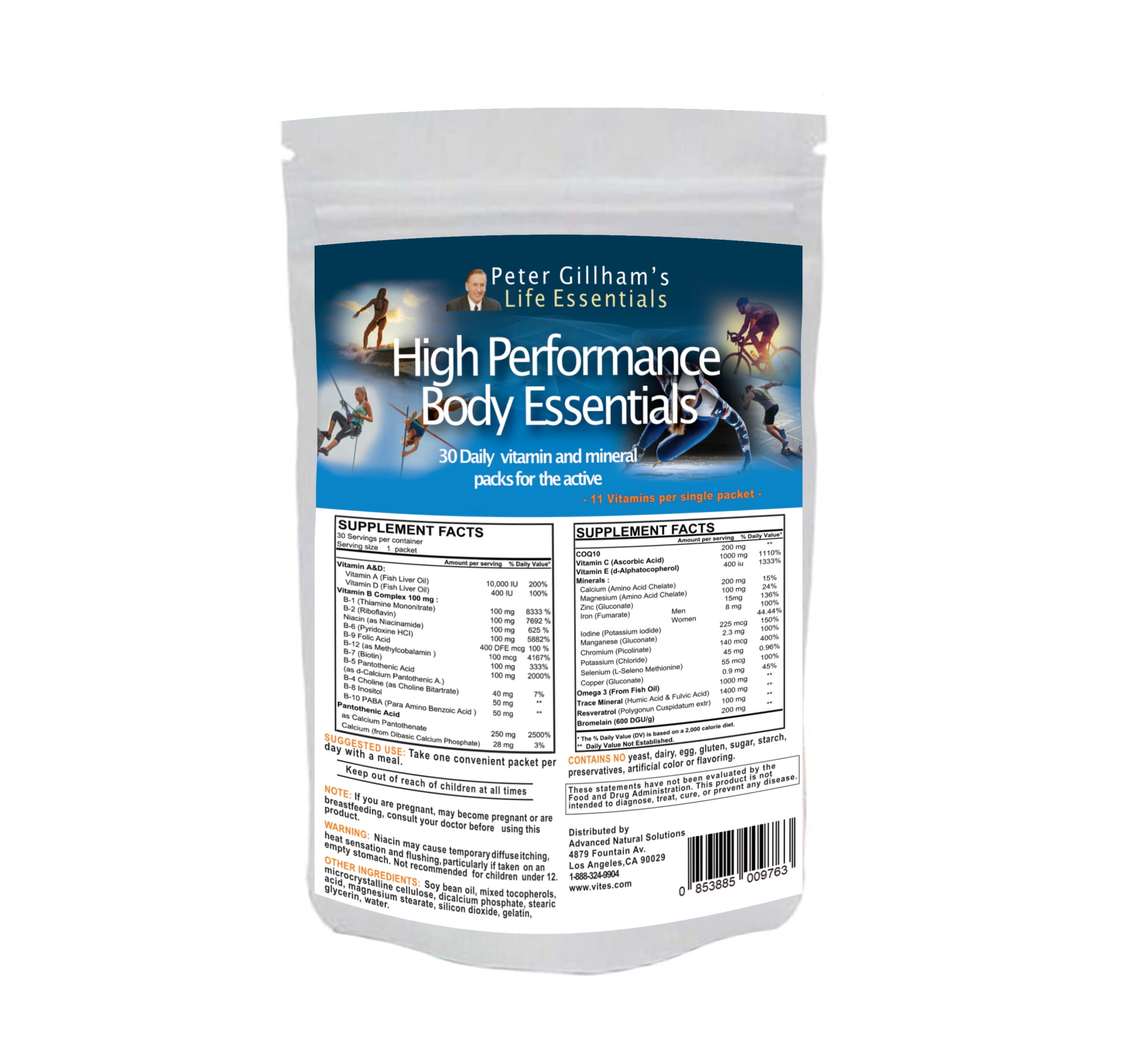High Performance Vitamin Packets, Immune boost & Active Formula By ...
