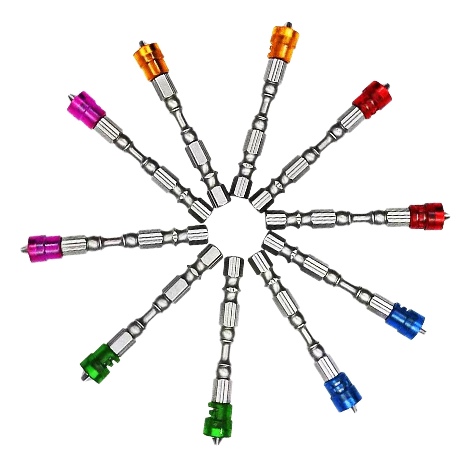 Magnetic Screw Holder 10 PCS Magnetic Collar PH2 Screwdriver Bit Set ...